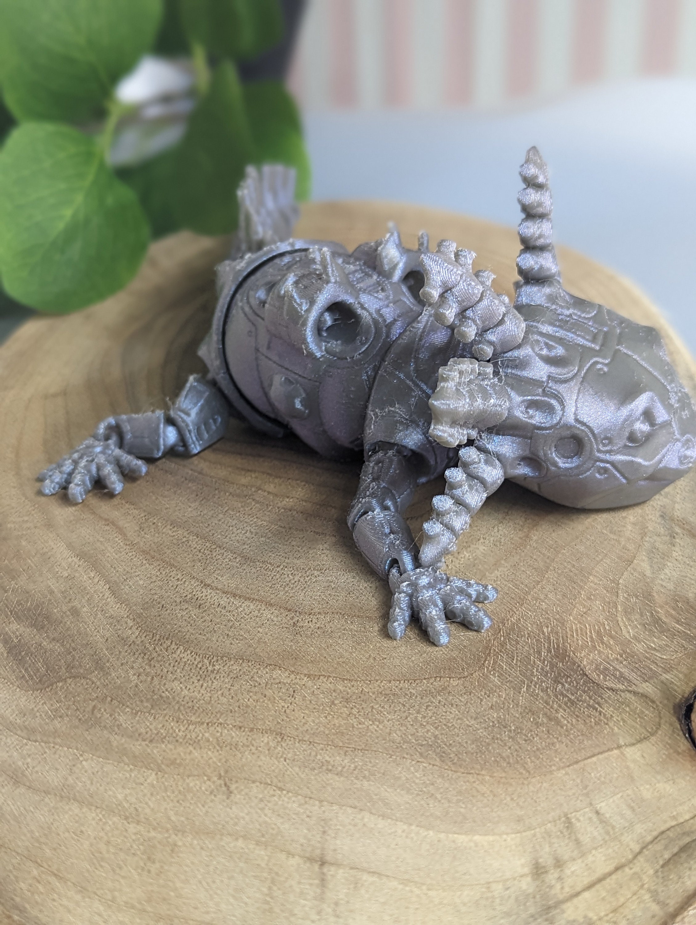 Robot Mecha Articulated Axolotl 3D Printed Toy Custom - Etsy