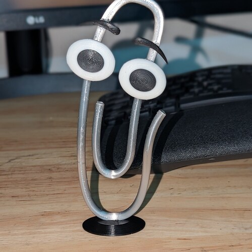 CLIPPY 3d Printed Desk or Office Decorations Throw Black to - Etsy