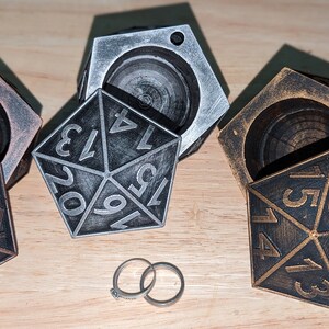 D20 Dice Box | Ring Box| of Holding| +5 to Luck | Discounted Shipping ...