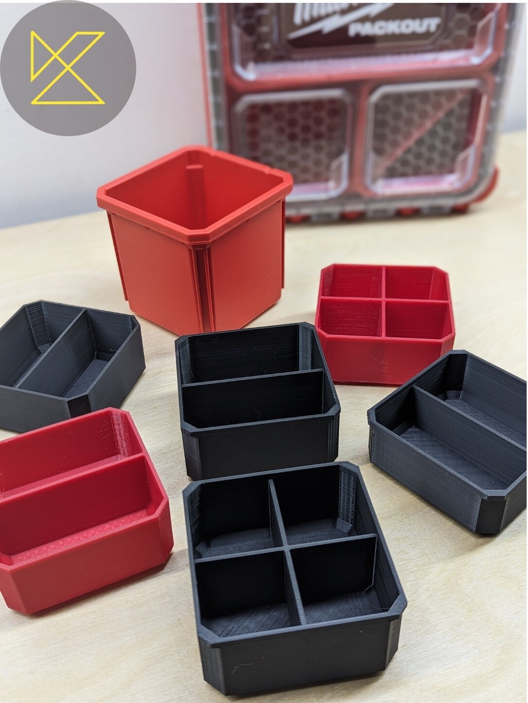 Milwaukee Packout Deep Bin Nesting Cup 3D Printed in PETG Choose Your ...