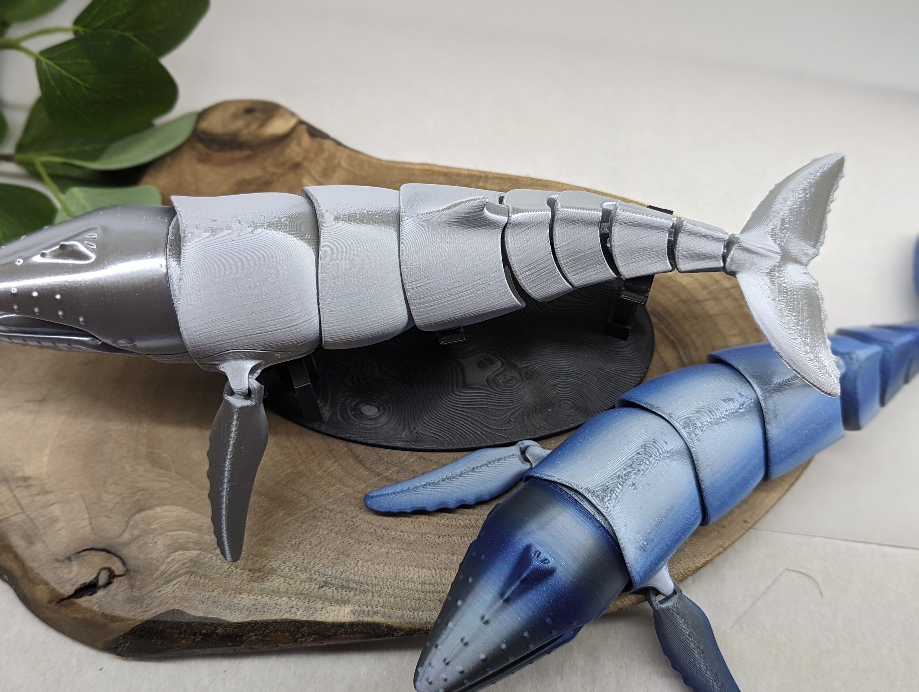 Realistic Articulated Humpback Whale With Stand - Ocean Inspired Home ...