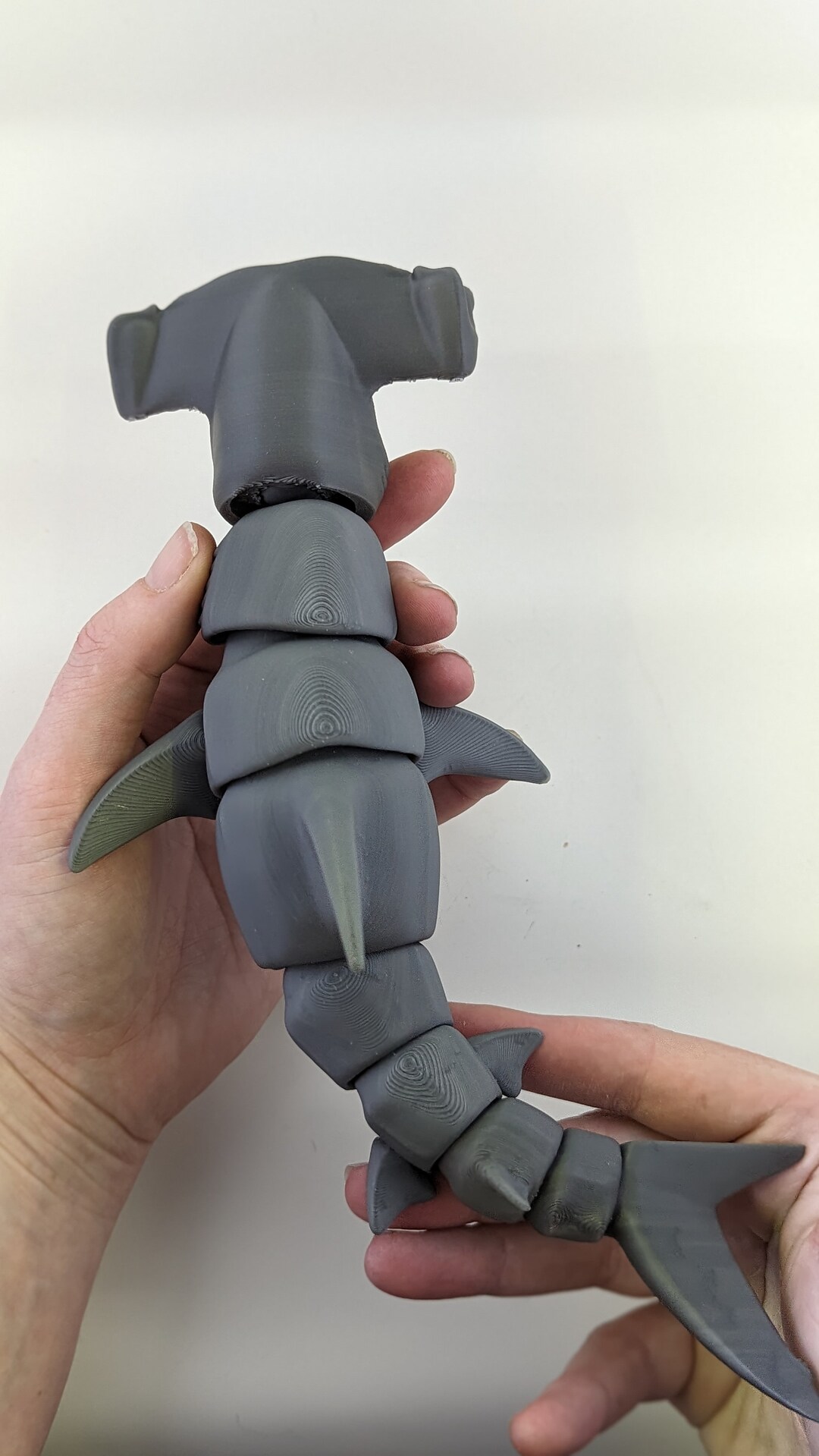 Unique 3D Printed Articulated Hammerhead Shark Toy - Interactive and ...