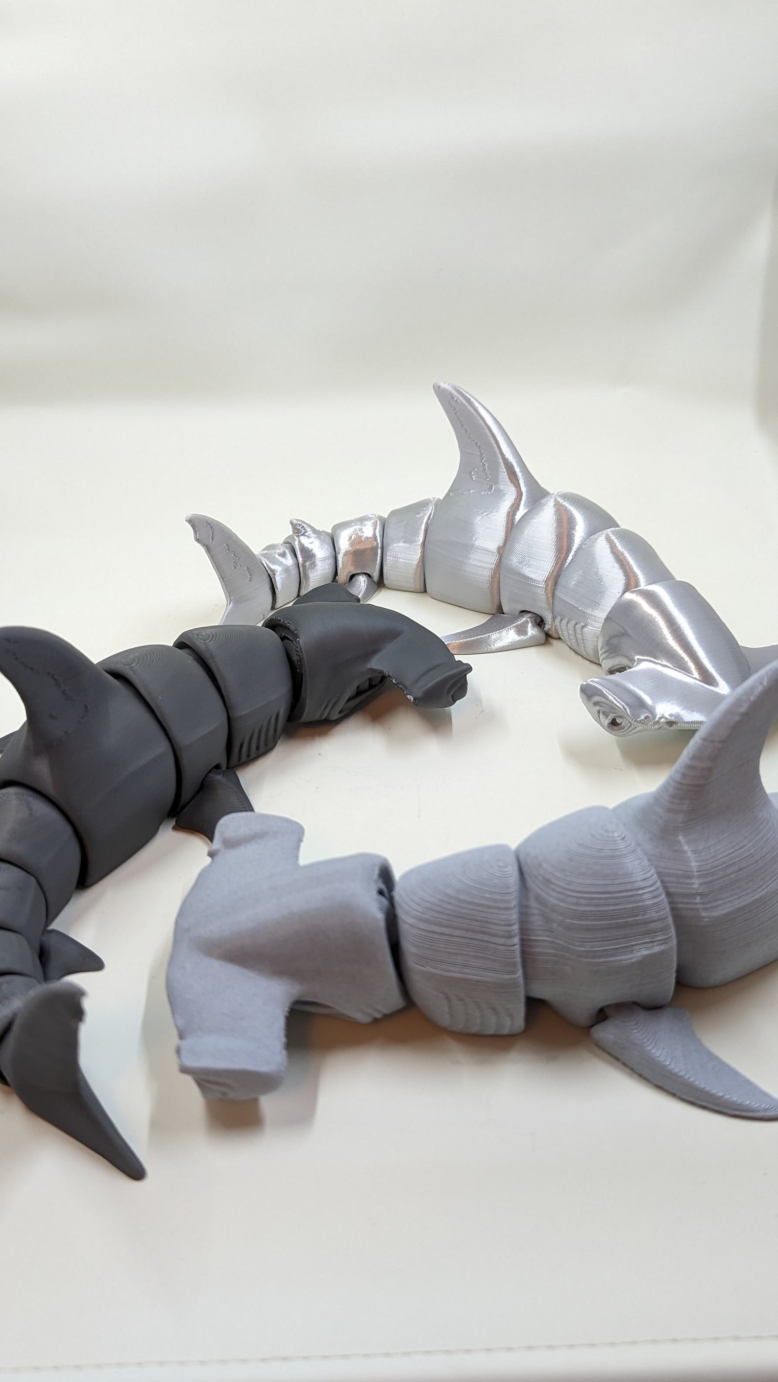 Unique 3D Printed Articulated Hammerhead Shark Toy - Interactive and ...