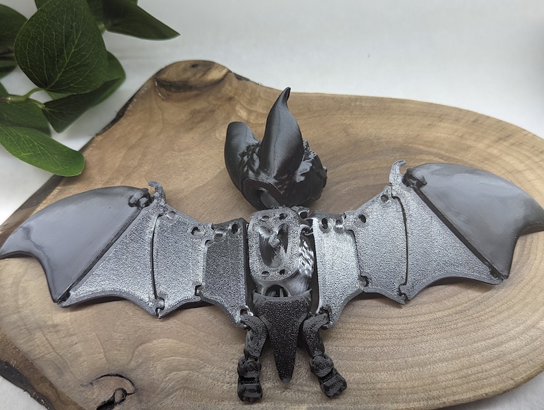 Adorable 3D Printed Articulated Bat Toy Perfect for Bat - Etsy