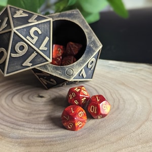 D20 Dice Box | Ring Box| of Holding| +5 to Luck | Discounted Shipping ...