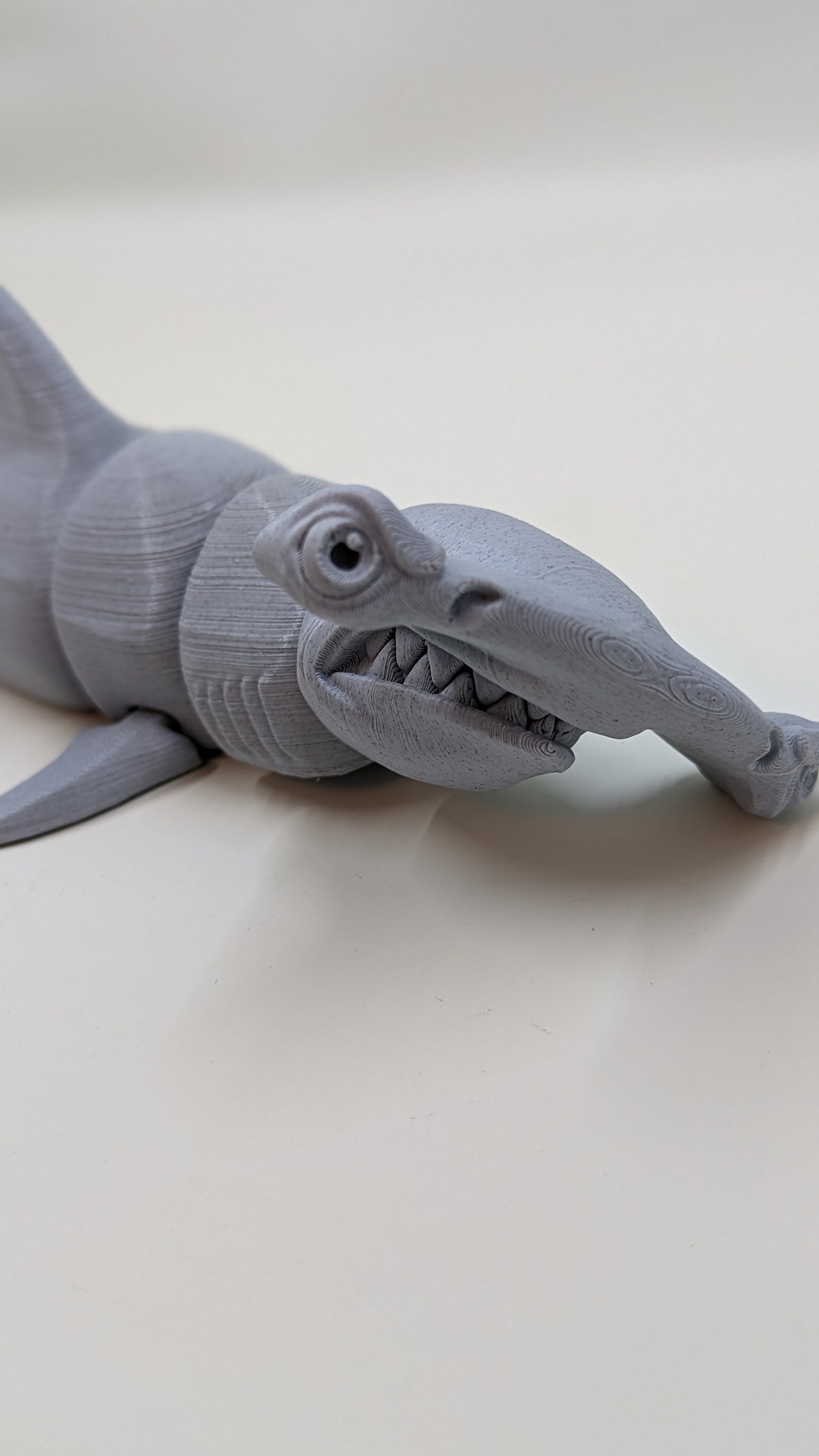 Unique 3D Printed Articulated Hammerhead Shark Toy - Interactive and ...