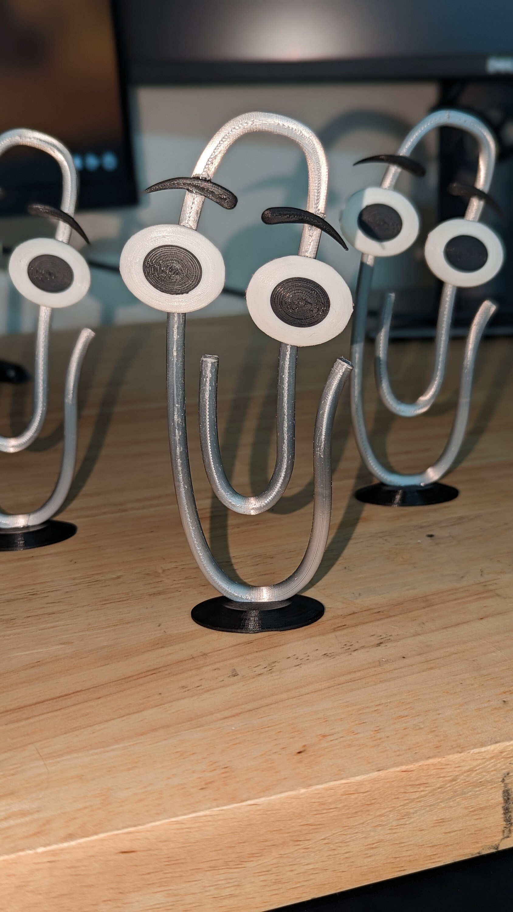 CLIPPY 3d Printed Desk or Office Decorations Throw Black to - Etsy