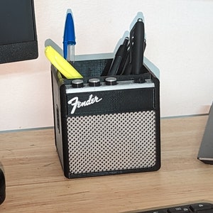 3D Printed Guitar Amplifier Pen Cup for Your Studio, Office, Shop ...