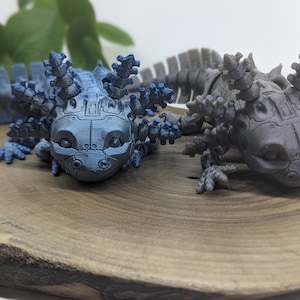 Robot Mecha Articulated Axolotl - 3D Printed Toy - Custom Colors ...