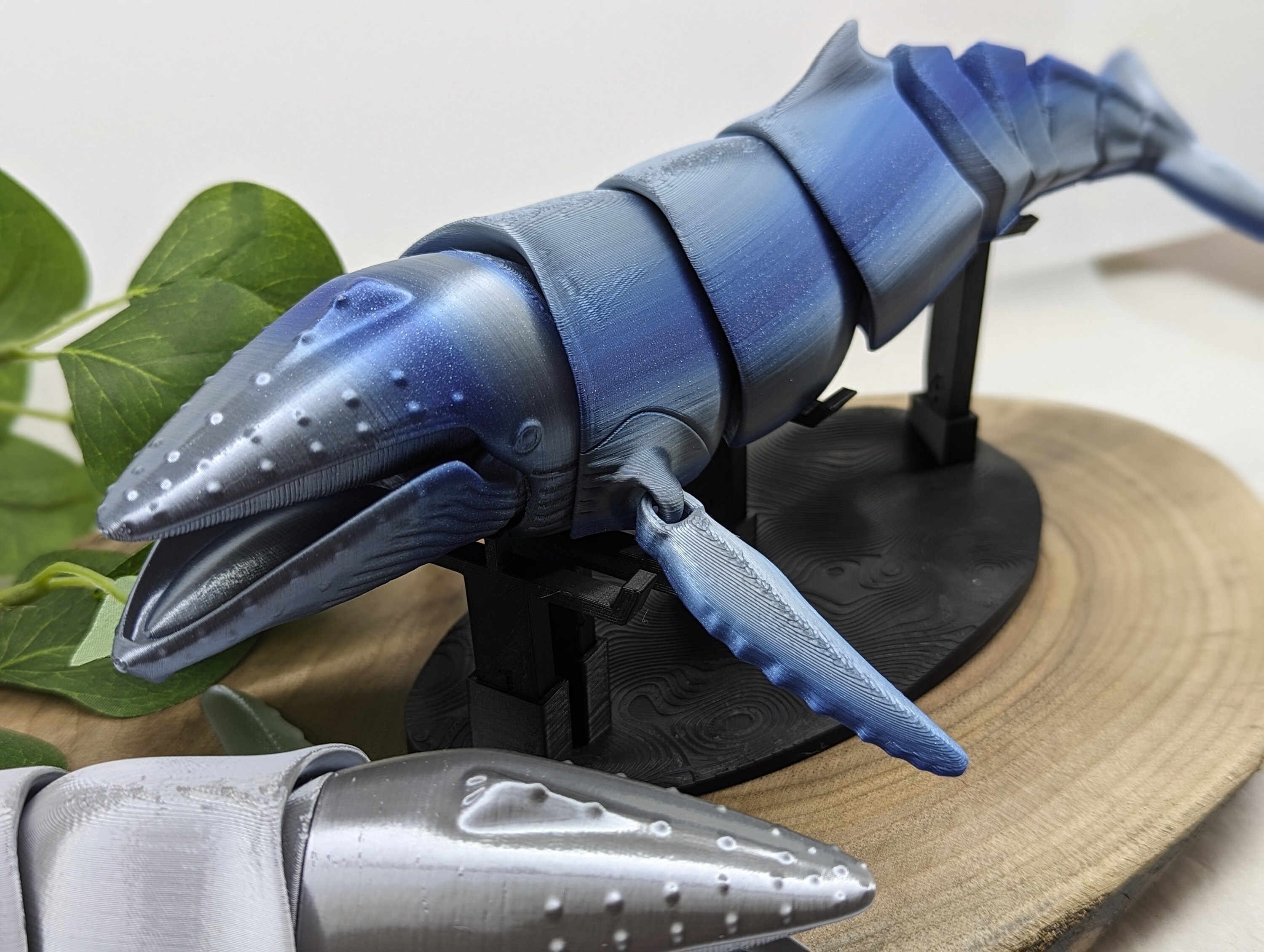 Realistic Articulated Humpback Whale With Stand - Ocean Inspired Home ...