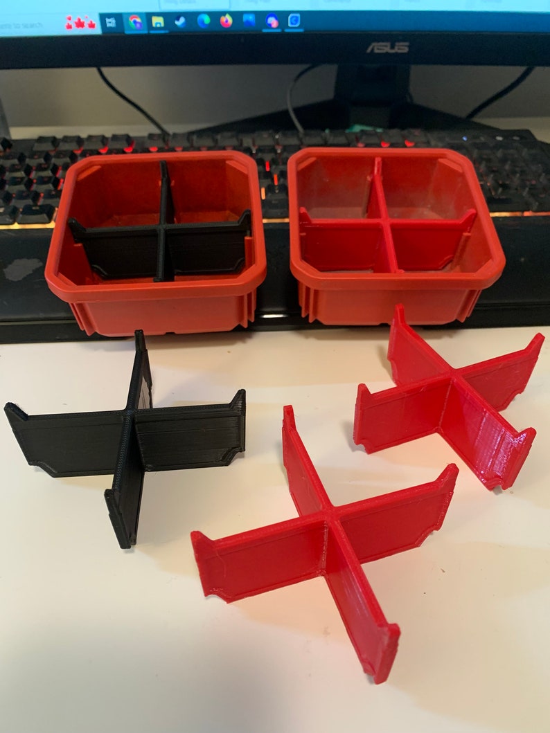 Milwaukee Pack Out Bin Dividers Designed to Fit Slim Bins , Low Profile ...