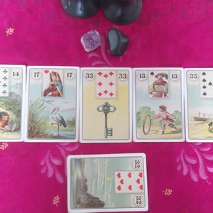 Lenormand Five Cards Reading - Etsy