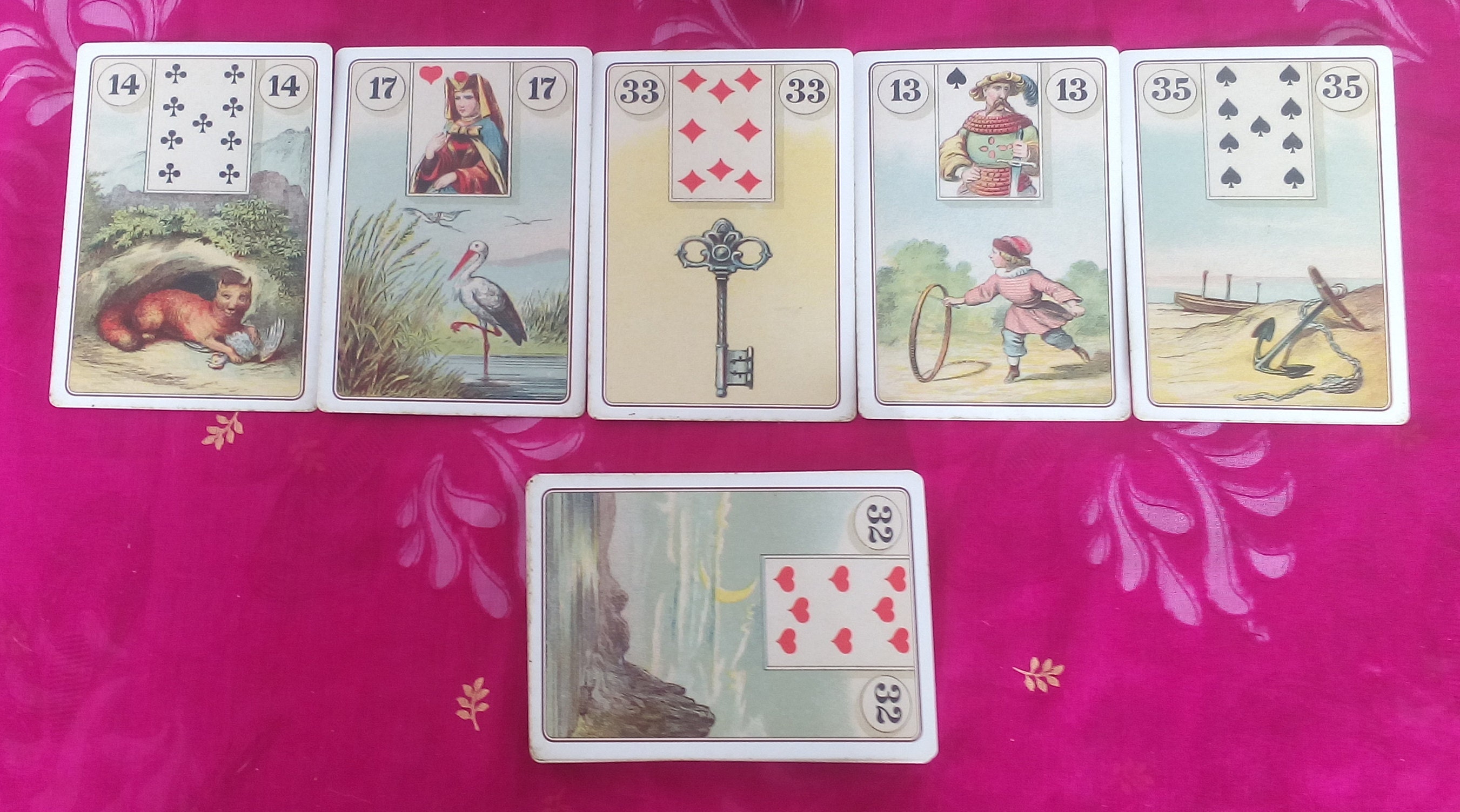 Lenormand Five Cards Reading - Etsy