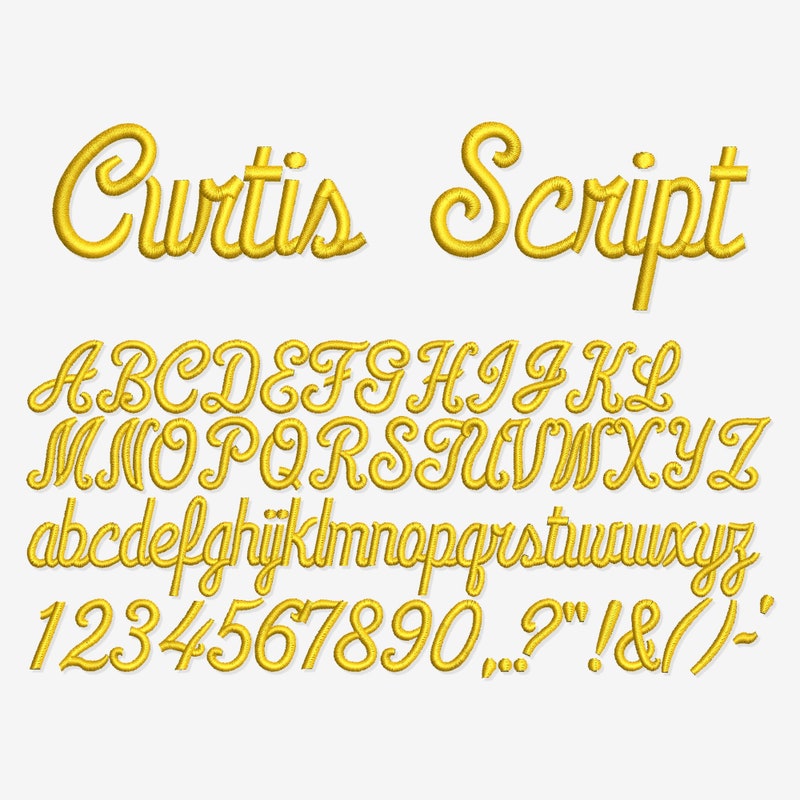 Wilcom Small Font - Etsy