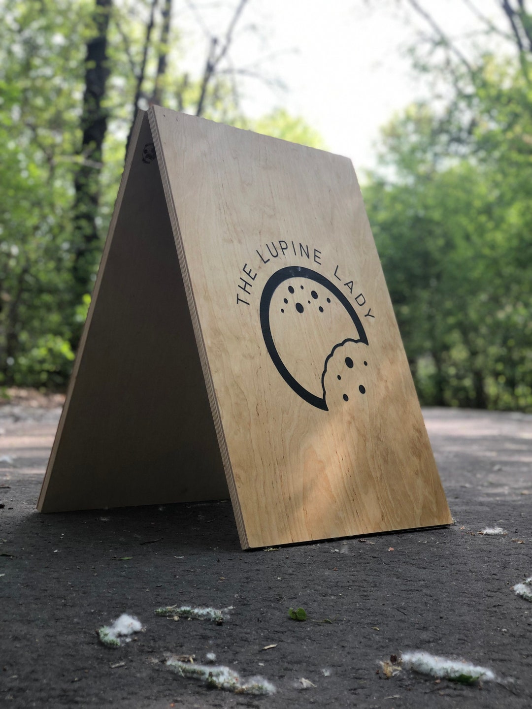 Custom Engraved Wood A-frame Sign: Business Welcome Sign - Etsy