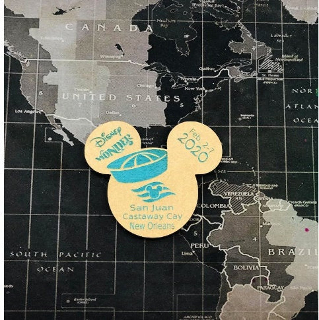 Disney Cruise Magnets/captain Mickey/door Magnet/fish Extender - Etsy