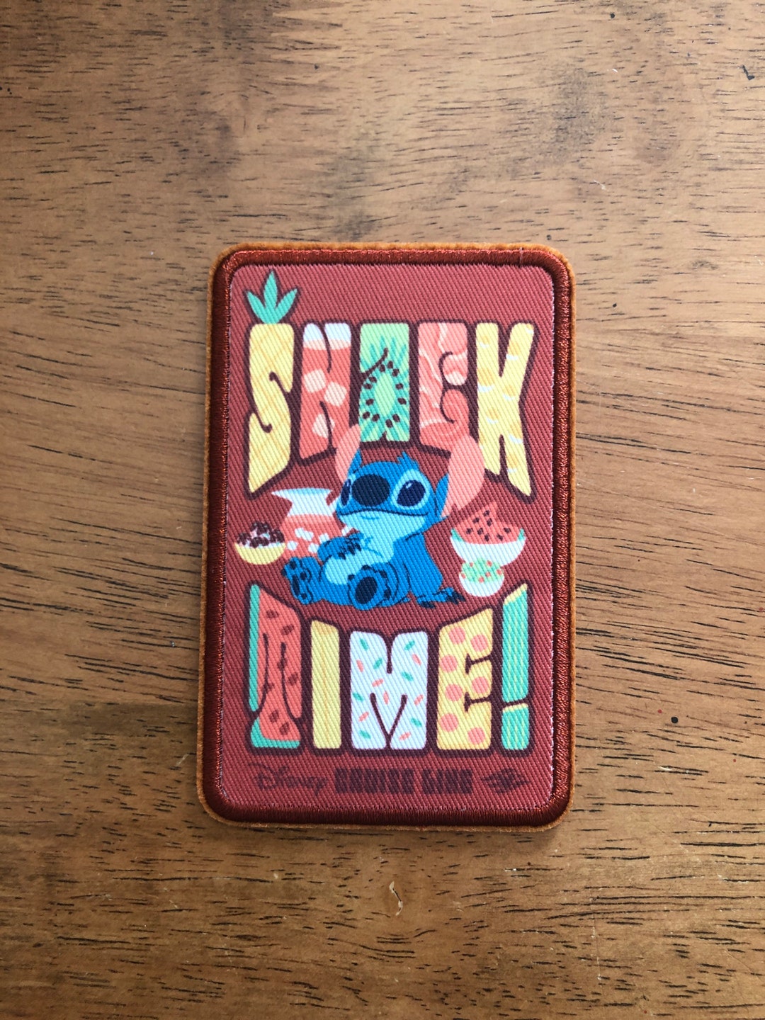 Disney Cruise Line Stitch Snack Time Patch Self Adhesive Fish - Etsy