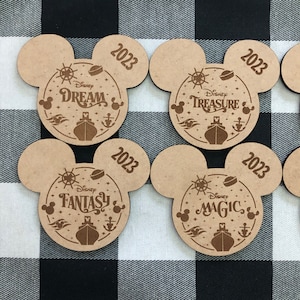 Disney Cruise Magnets/mickey Head Magnet/door Magnet/fish Extender Gift ...