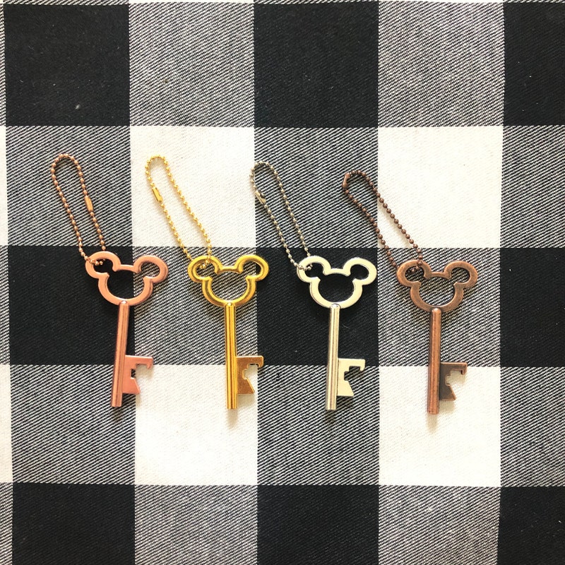 Mickey Mouse Key Keychain - Etsy