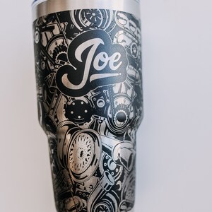 Car Enthusiast Auto Parts Fully Wrapped Powder Coated Cup | 30 OZ ...