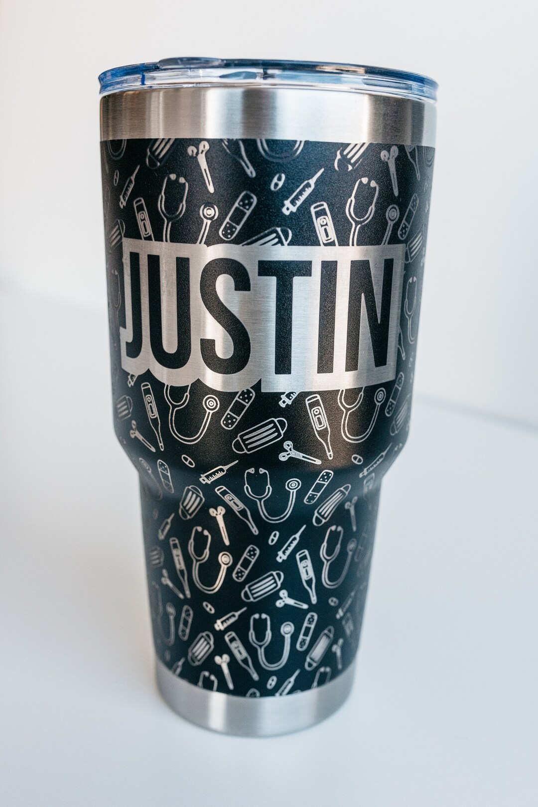 Nurse Tumbler Engraved + Personalization | Powder Coated 30oz - Etsy