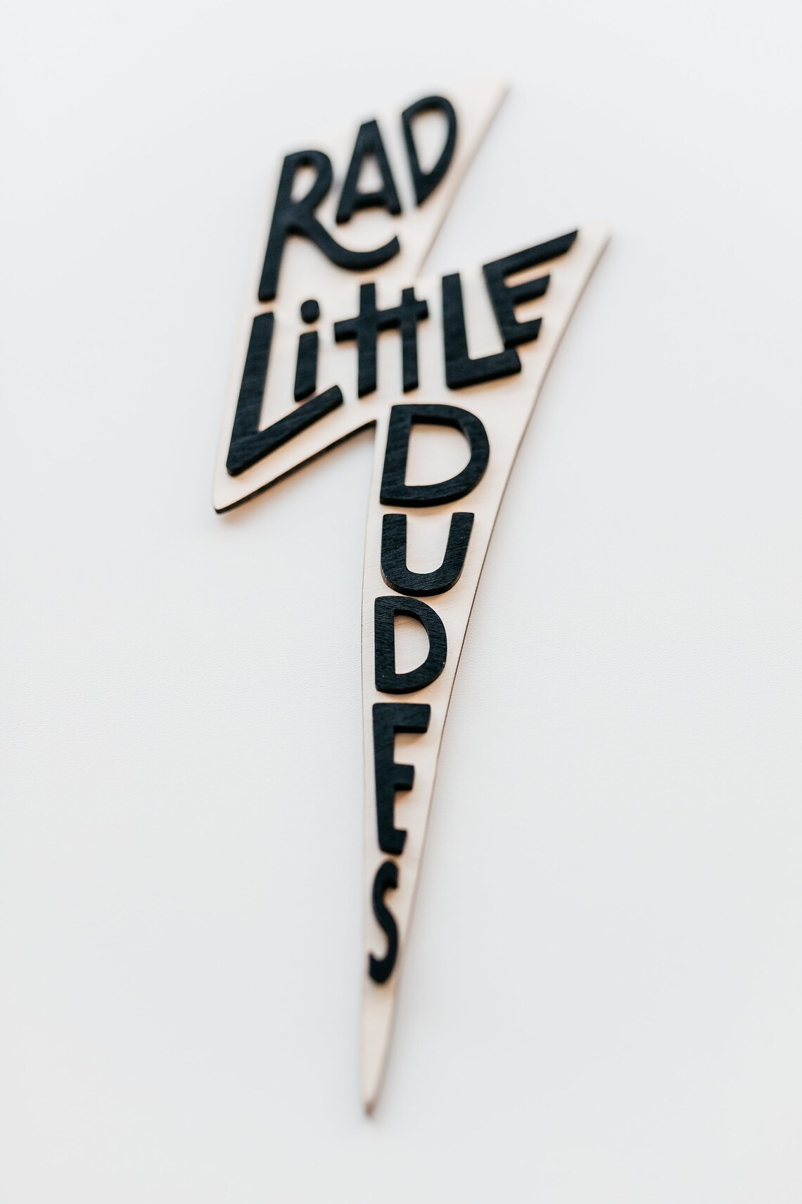 Rad Little Dudes Kids Room Lightening Bolt Sign Boys Room Raw - Etsy