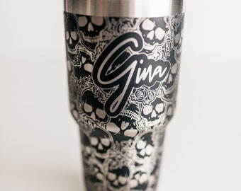 Stanley Tumbler Skulls - Etsy
