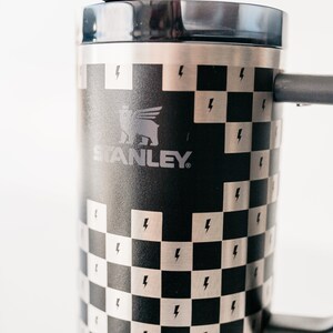 Stanley 40oz Tumbler | Custom Engraved With Checkerboard With ...