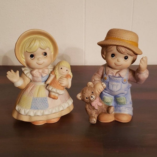 Patchwork Figurines - Etsy