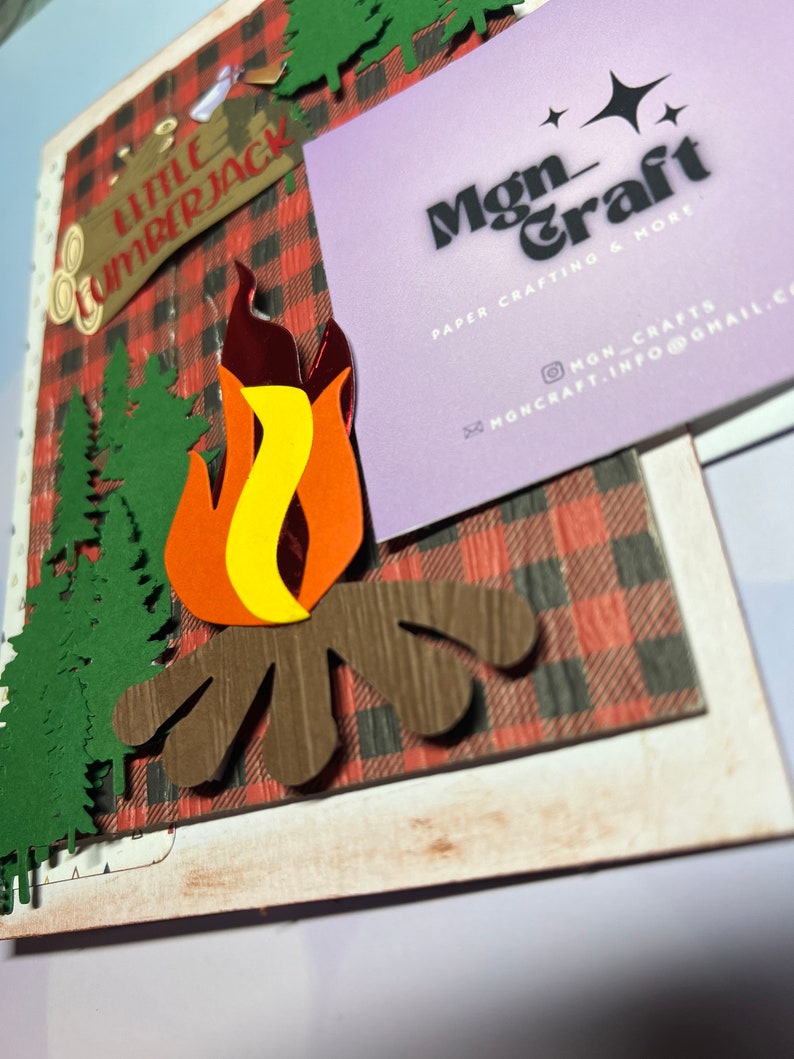 Lumberjack Inspired Card - Etsy