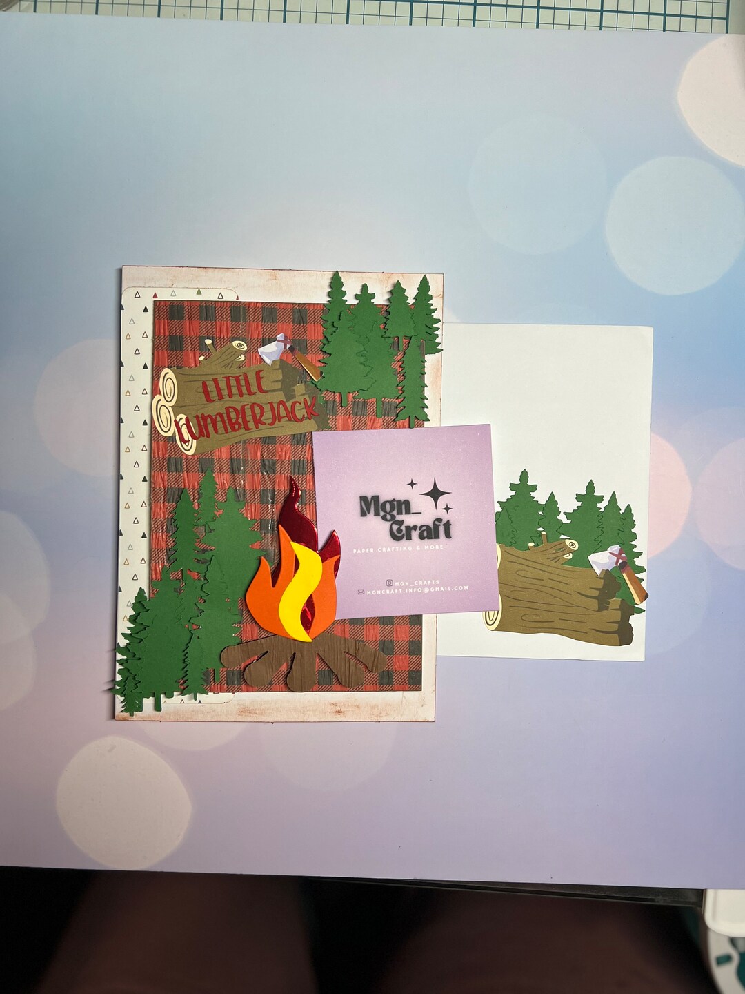 Lumberjack Inspired Card - Etsy