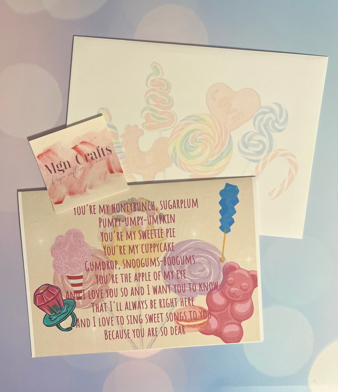 Gushy Lovey Card Relationships Prison Wife/gf Romance Card - Etsy