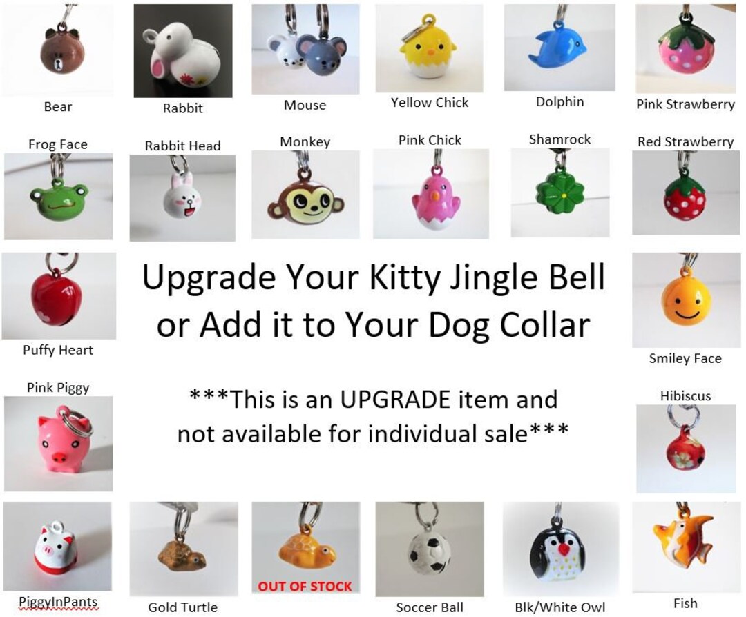 Jingle Bell Upgrade - With Purchase of Collar Only, Not for Individual ...