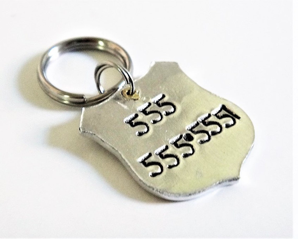 Small Dog Tag Cat Tag Police Badge Pet ID Tag Sheriff | Etsy