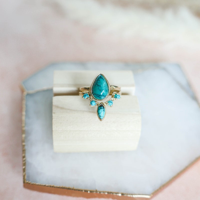 Turquoise Ring - Etsy