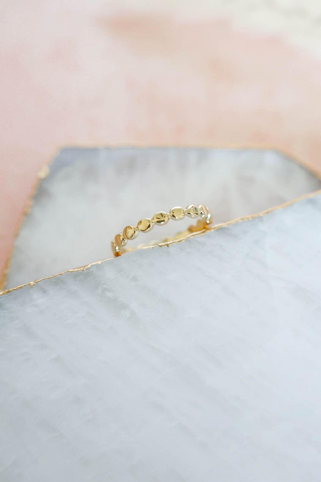 Gold Stacking Ring, 14k Gold Vermeil Ring, Dainty Gold Ring, Stackable ...