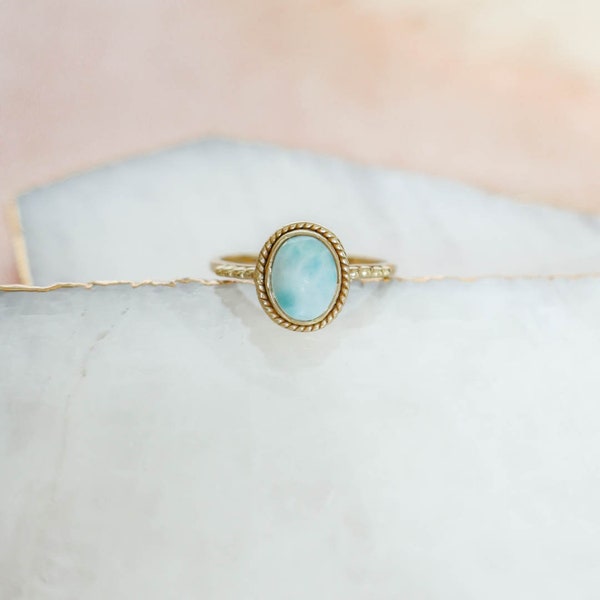 Larimar Gold - Etsy