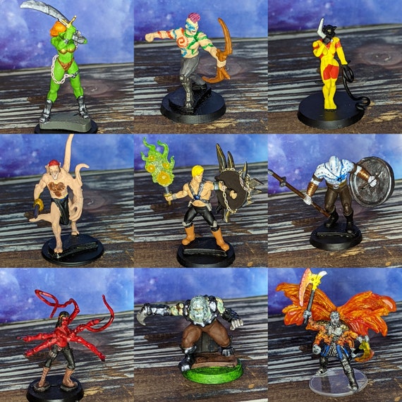 Custom Miniatures RPG Minis lot B - Etsy