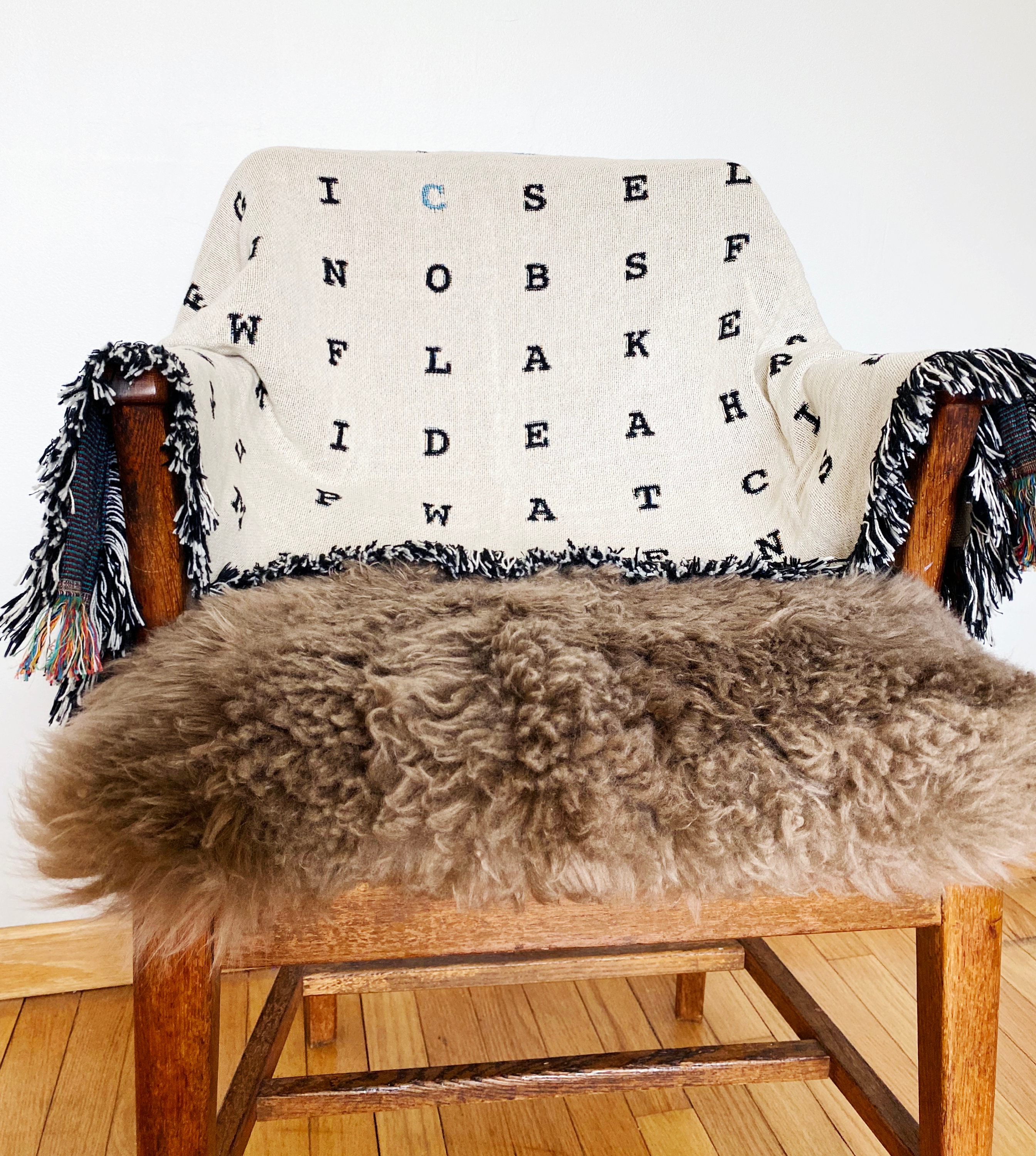 Personalized Word Search Blanket, Woven Word Search Throw, Custom Word ...