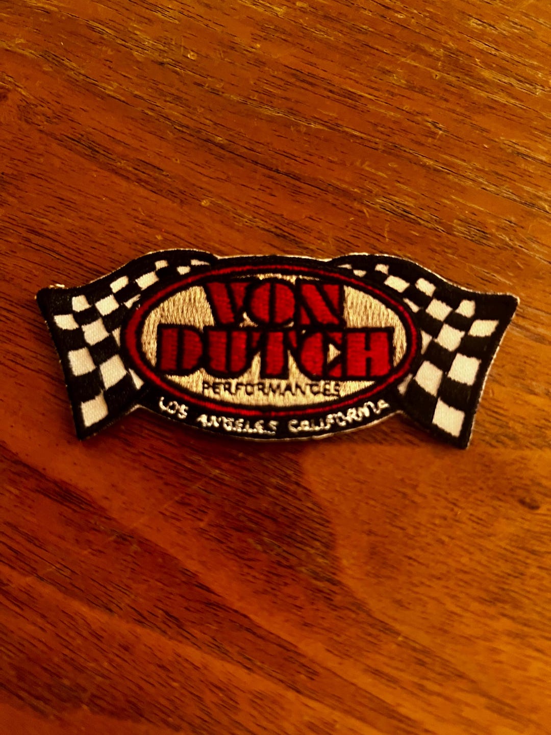 Vintage Von Dutch Race Patch 3” Checkers - Etsy