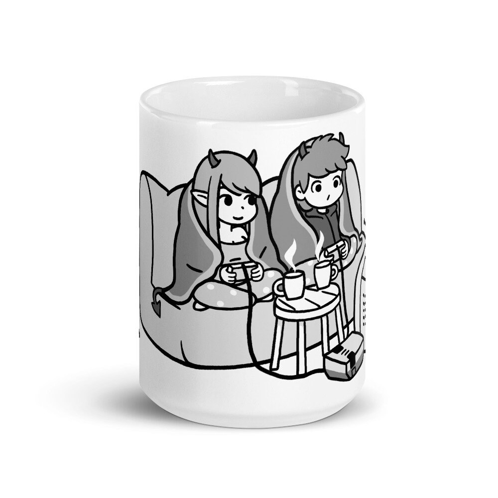 Cute Devils Tall 15oz Mug Adorable Chibi Devil and Succubus - Etsy España