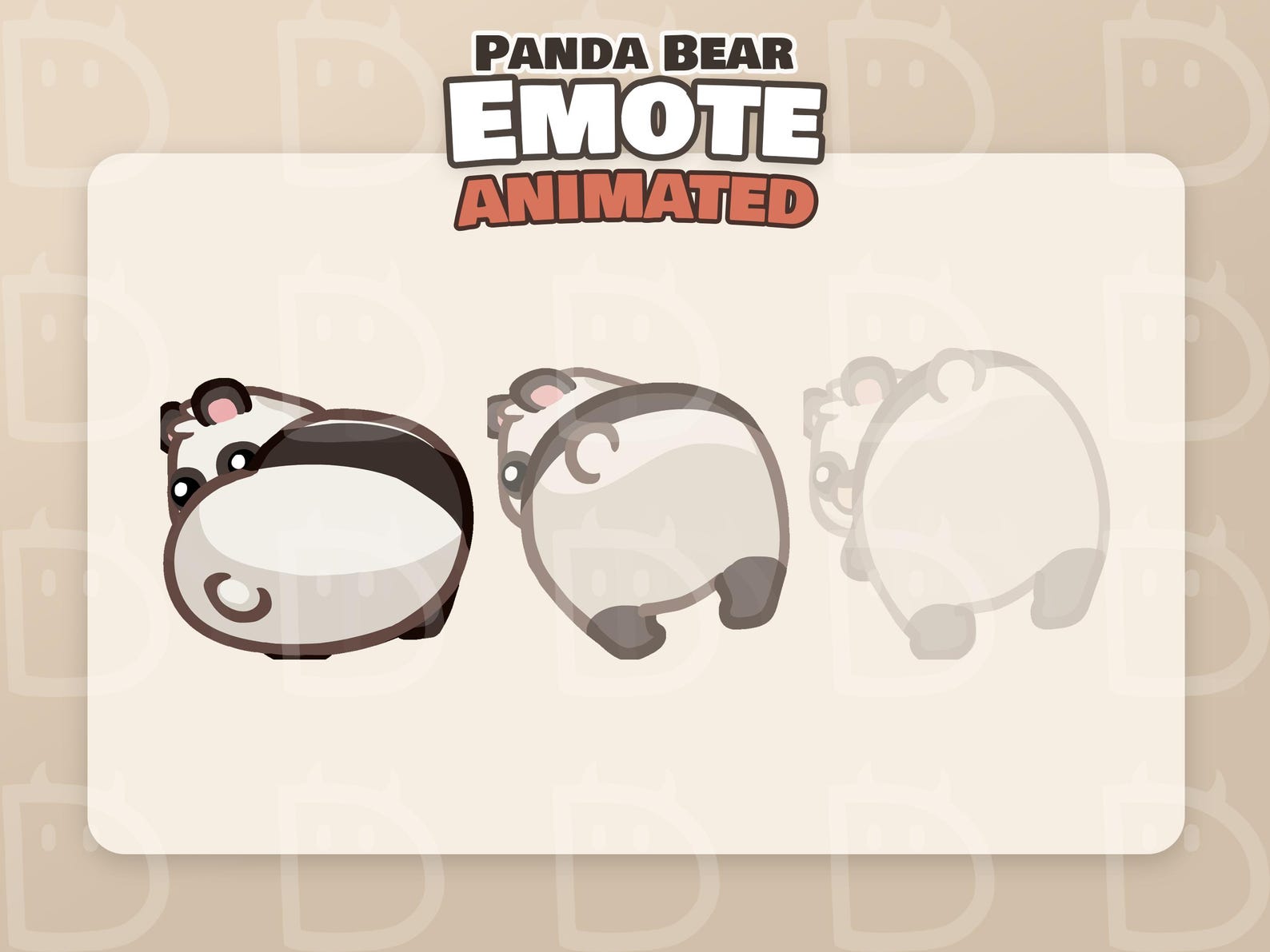 Animated Panda Bum Dance Emote (1) – Booty Shake Funny Twitch & Discord ...
