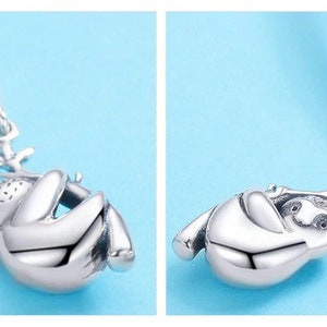 Animal Love Cute Sloth Pendant Charm Fit Charm Bracelet 100% Authentic ...