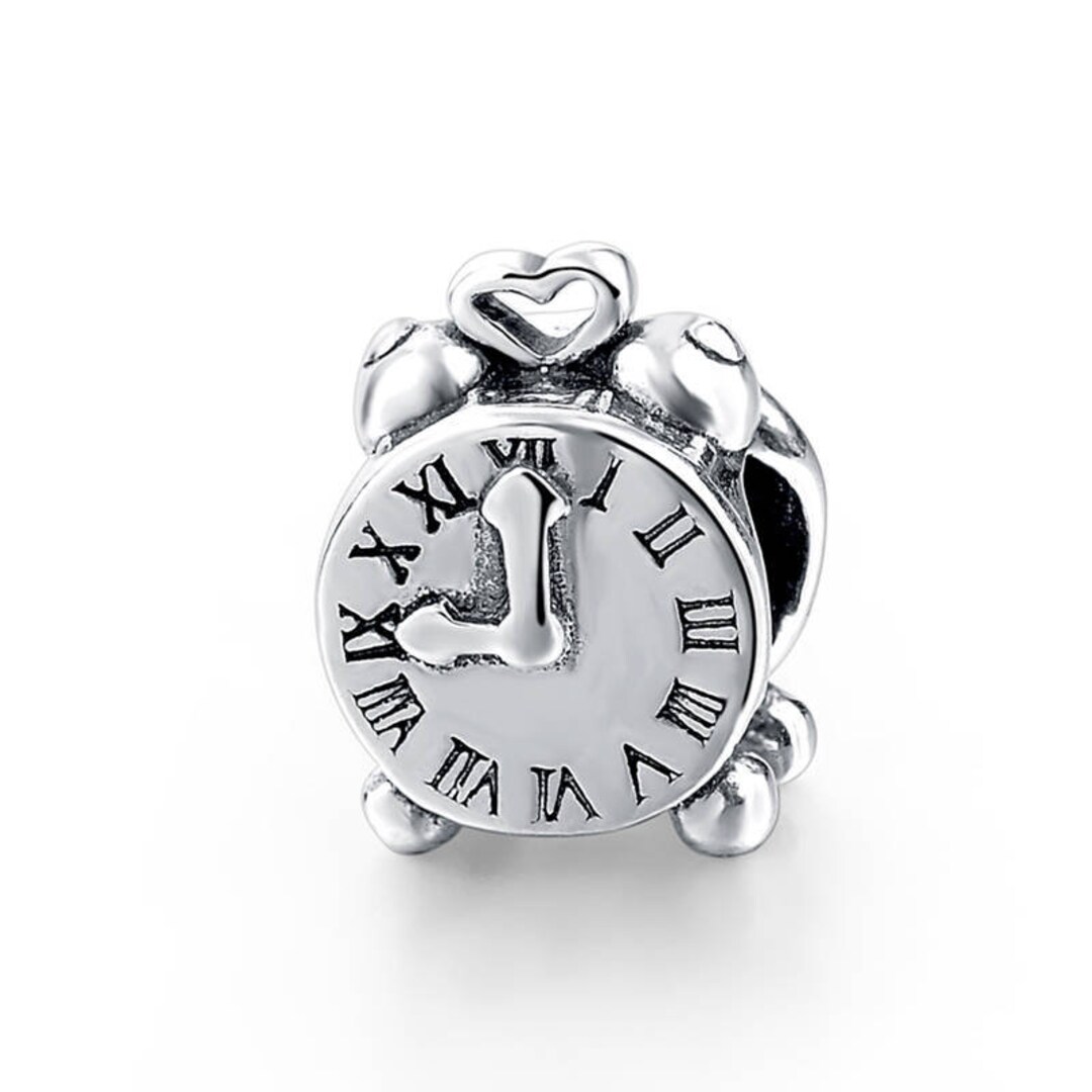 Rome Digital Clock Charm Fit Original Women Bracelet Berloques 100% 925 ...