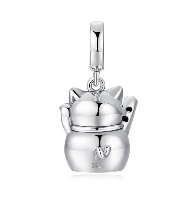 Luck Love Lucky Cat Charm Beads For Mother And Daughter 100% | Etsy