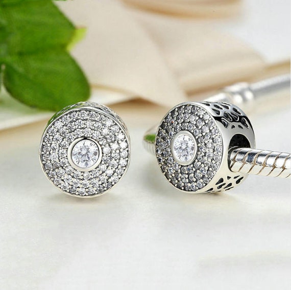 Shining Radiant Splendor with big crystal and clear CZ beads | Etsy