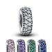 925 Sterling Silver Inspiration Sparkling Spacer Charms Fit - Etsy