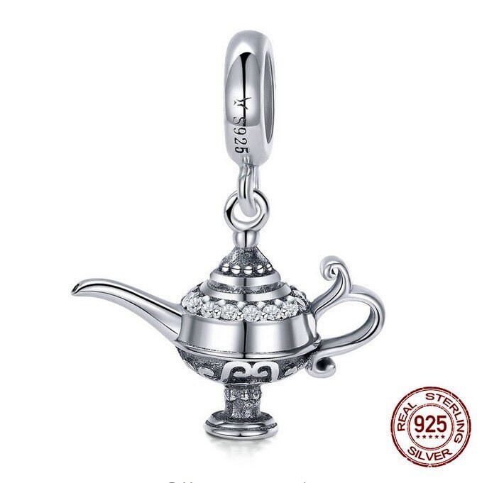 Aladdin's Magic Lamp Charm Fit Women Bracelet & Necklaces - Etsy