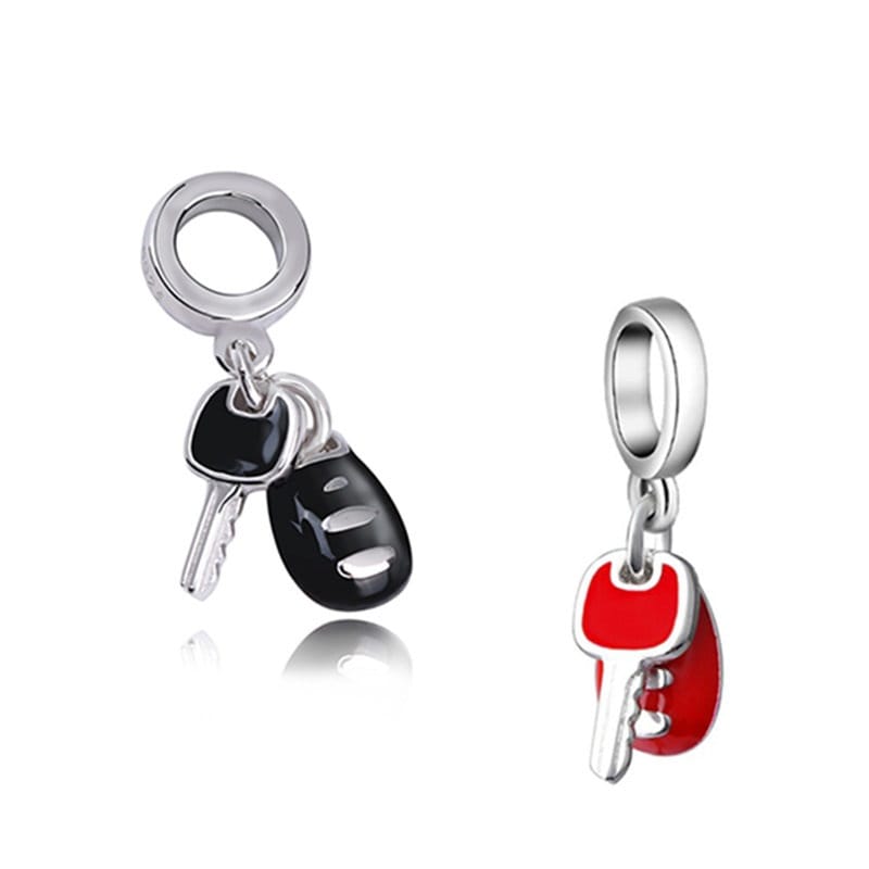New Car Key Charms Love My Car Charm beads Fit pandora | Etsy