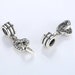 Interlocking Love Heart Charm With Clear CZ Beads Charms - Etsy